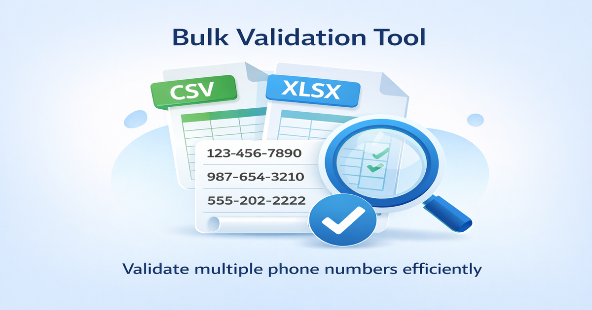 Bulk Phone Number Validator - EmobileTracker.com